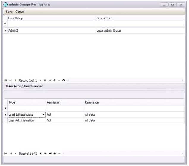 Admin Users Permission Groups – Onebeat