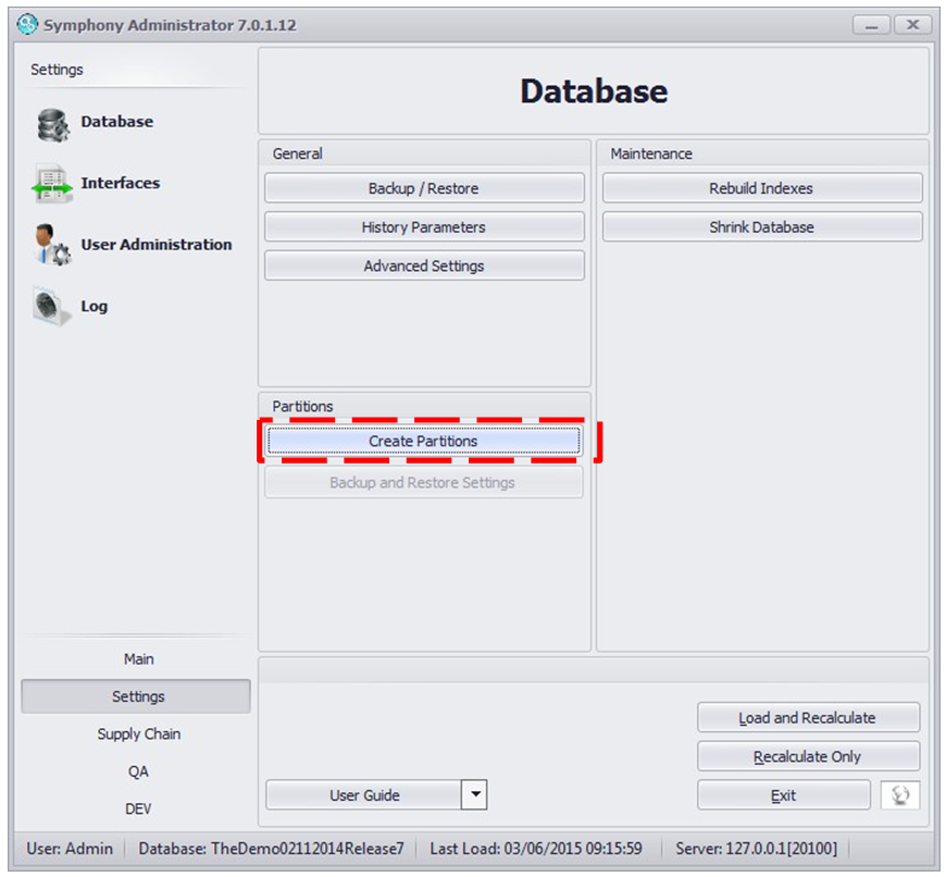 Multi Thread Guide - Create Partitions – Onebeat