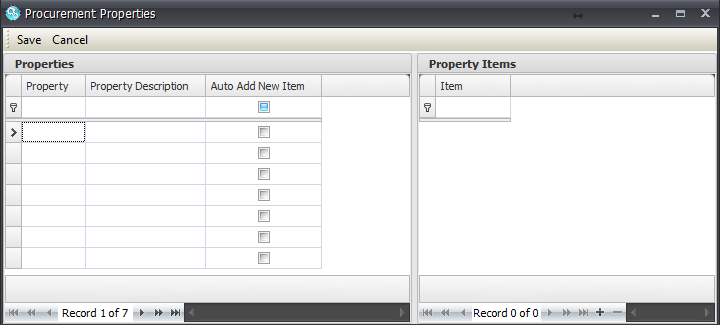 Procurement Properties – Onebeat