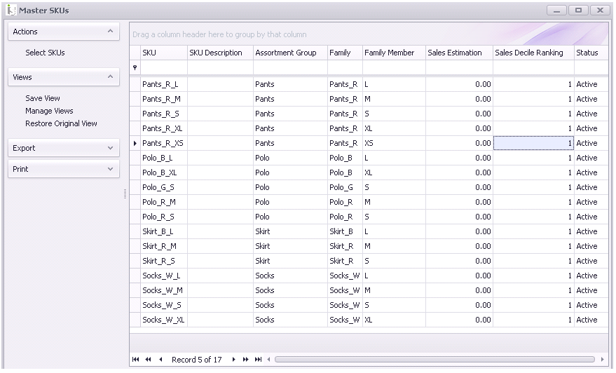 Master SKUs (Onebeat Desktop) – Onebeat