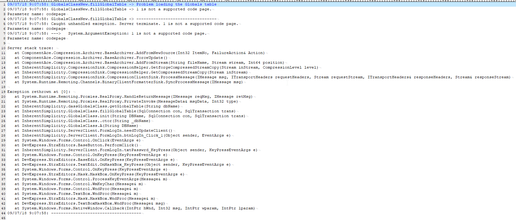 Desktop Login Failure – Onebeat